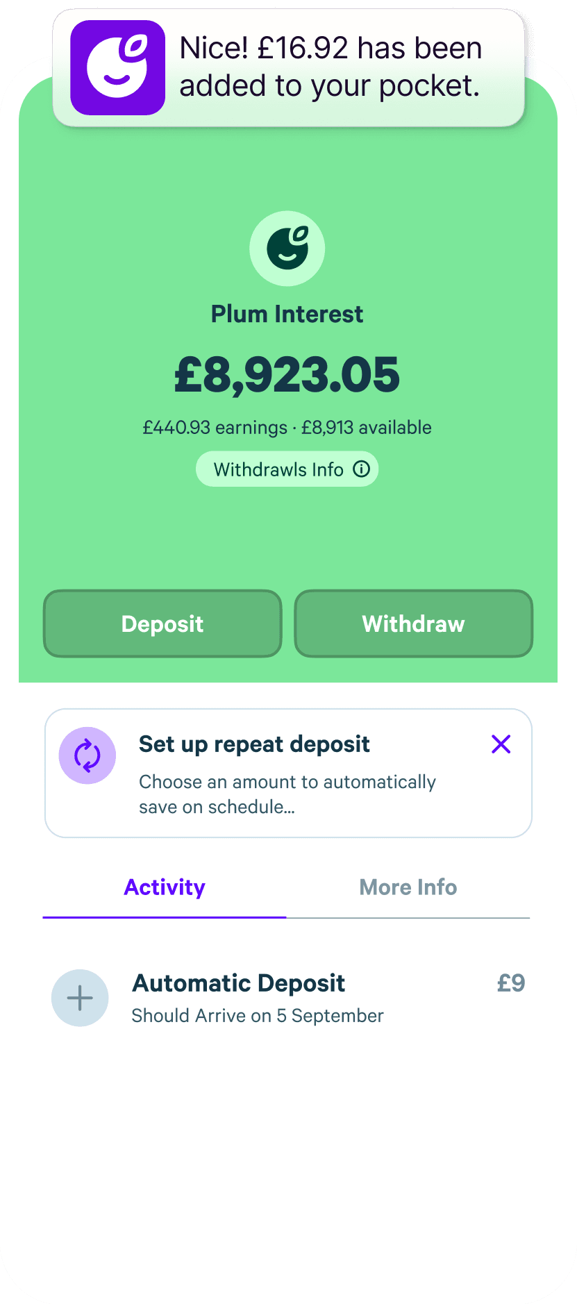 Plum Interest - Earn up to 4.71% VAR | Plum